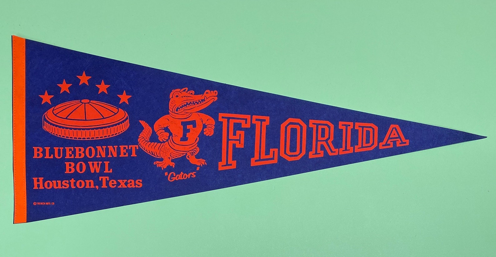 Vintage Florida Gator University Pennant 12x30 Football - Etsy