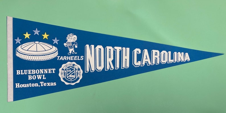 1980 Vintage North Carolina Tarheels Tar Heels College - Etsy