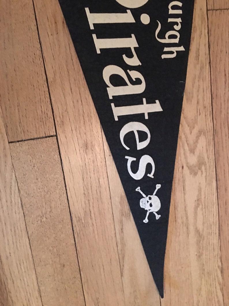 1960's Pittsburgh Pirates Pennant Baseball Mlb Vintage 11x29 Inches - Etsy