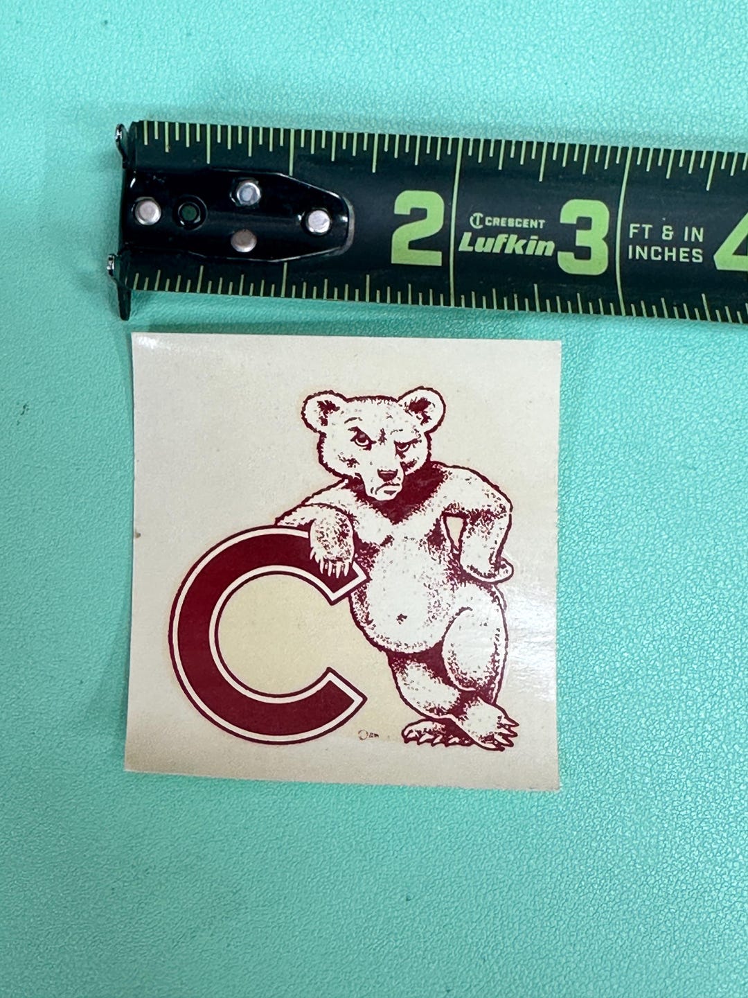 1950s Vintage Cornell Big Red Bears 2.5x3.5 Inch Decal University - Etsy