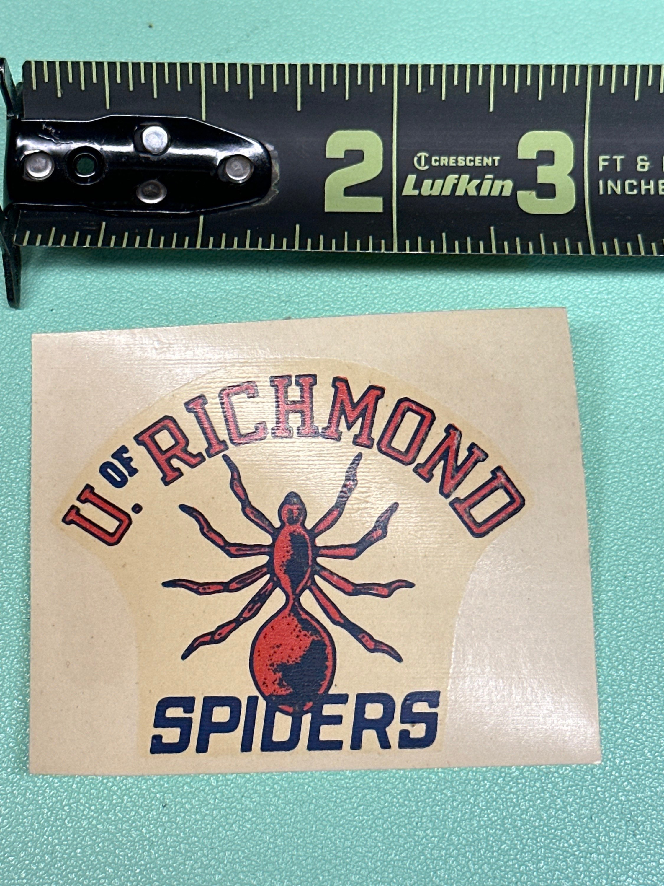 Vintage 1950s Richmond Spiders University Decal 2x2.75 Inch - Etsy