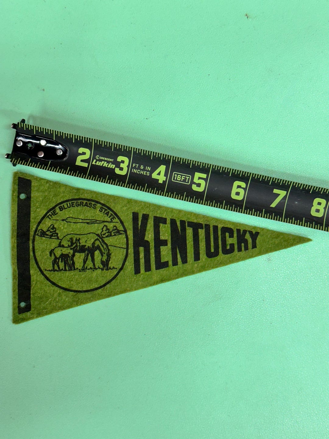 1950's Vintage Kentucky Bluegrass Horse Mini Pennant 4x8 Inch Flag ...