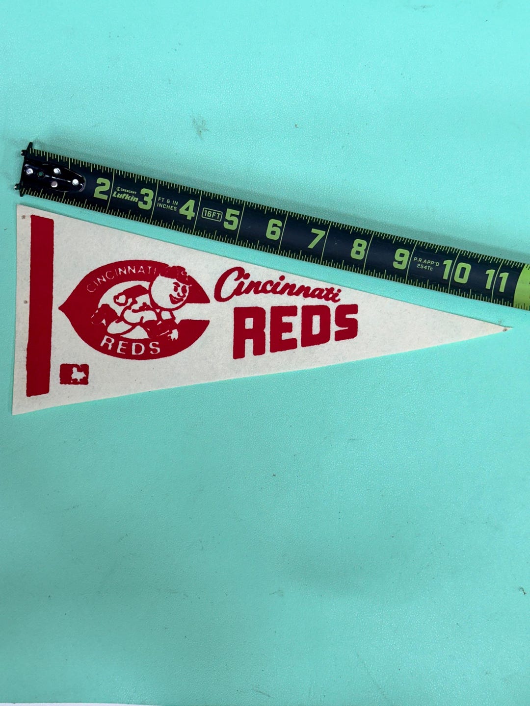 Cincinnati Reds Red Legs Ohio MINI Pennant Baseball Mlb Vintage 5x11.75 ...