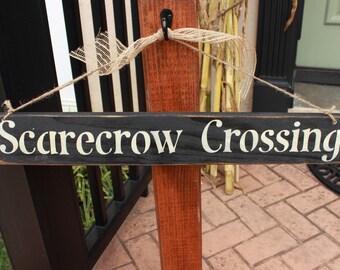 Scarecrow sign | Etsy