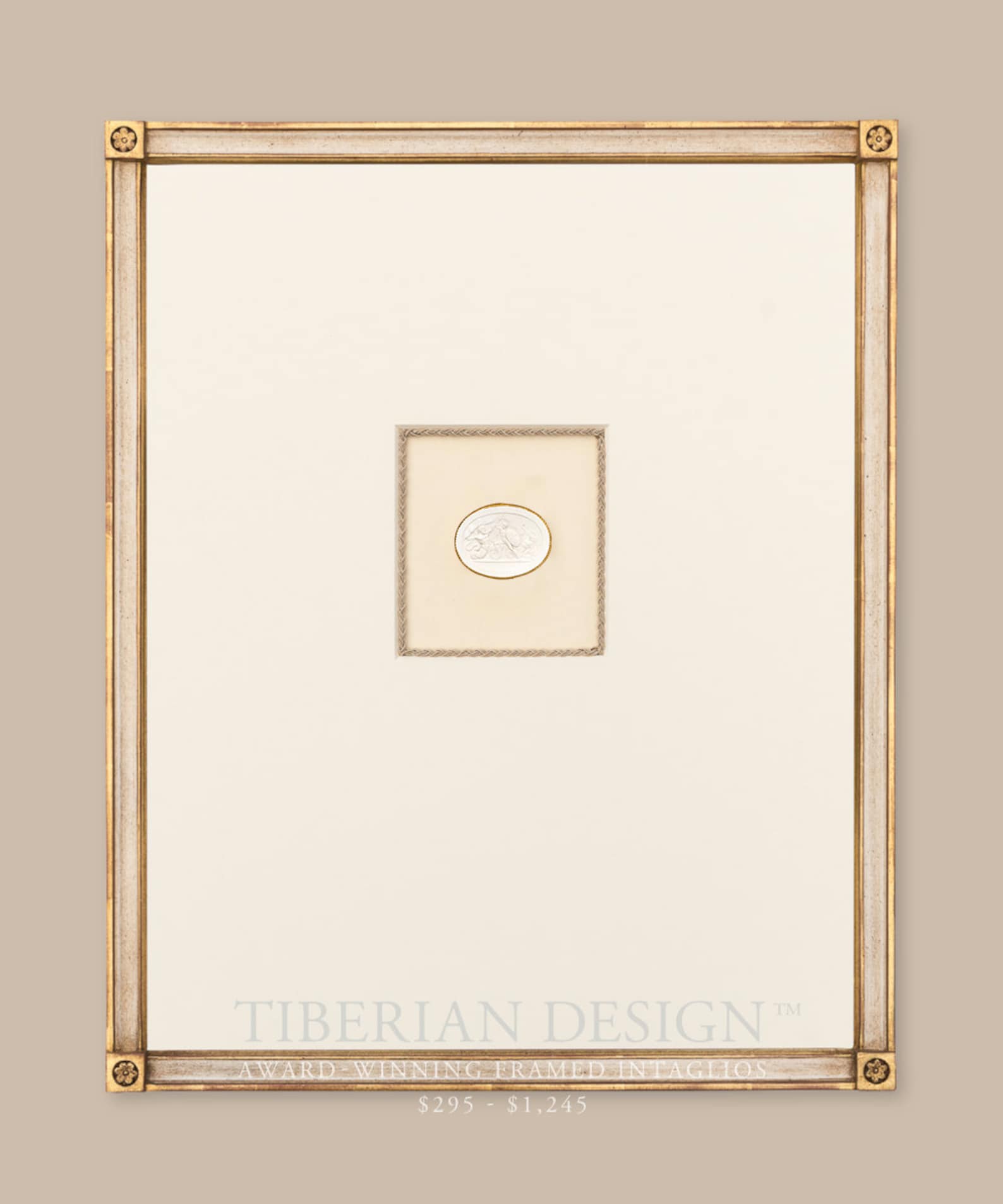 Award Winning Framed Intaglios: Single Intaglio With Tiberian Signature ...
