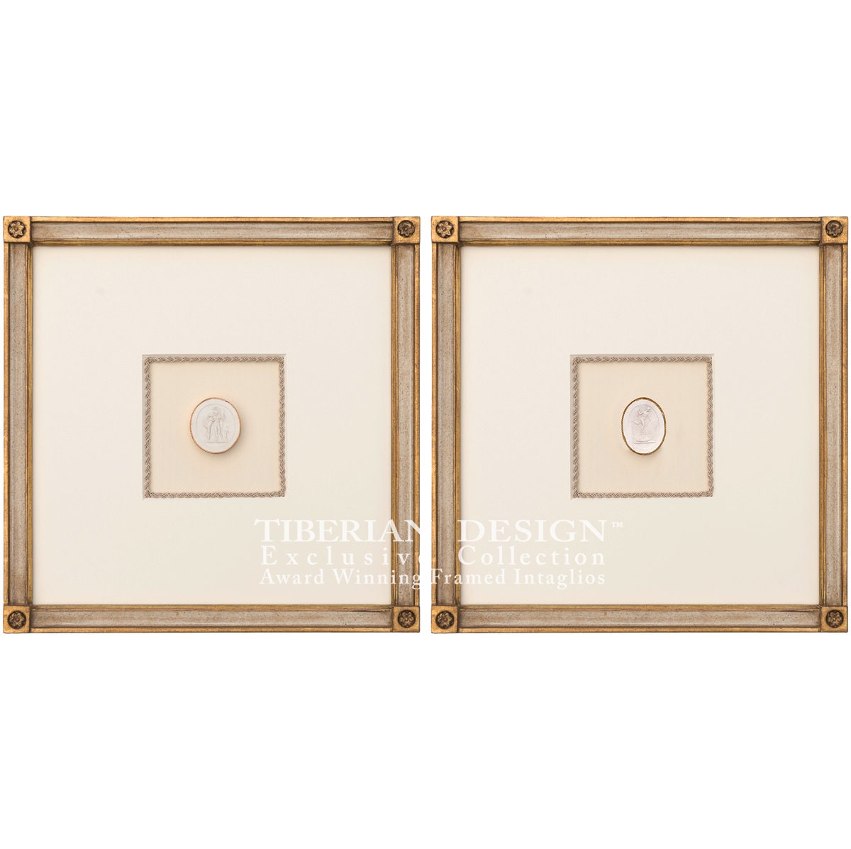 A Pair of Award Winning Framed Intaglios: Single Intaglio With Tiberian ...
