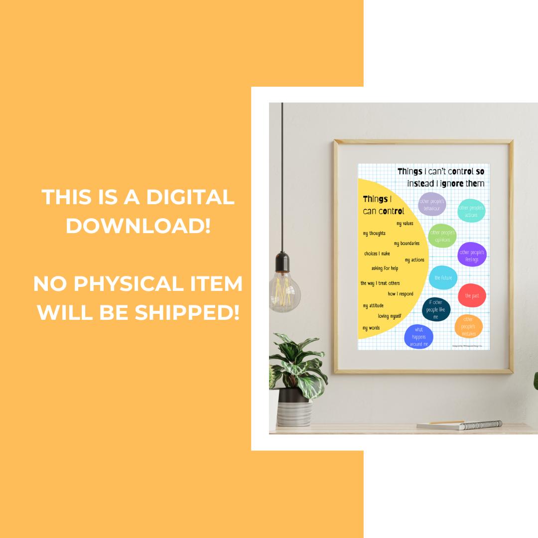 Growth Mindset Poster | Kids, Tweens and Teens | ADHD | Autism ...