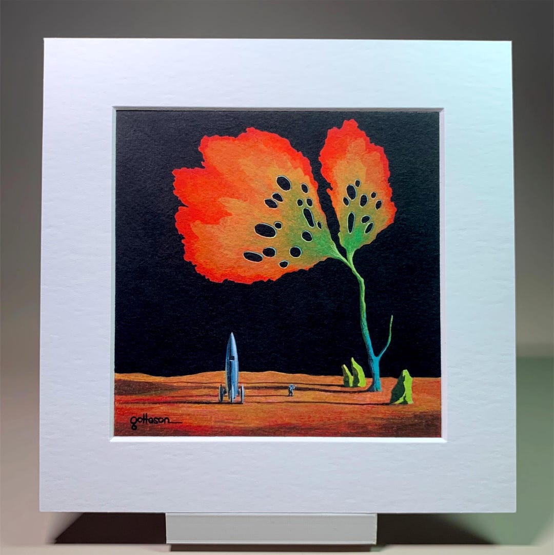 Shade Tree - Limited Edition Science Fiction Art Print - Etsy