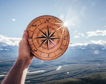 Wood compass | Etsy