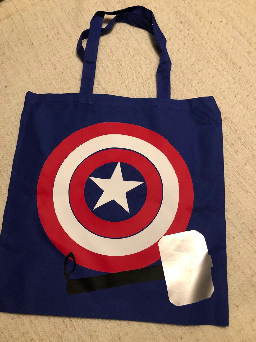 Marvel Captian America Thor Custom Made 15 Tote Bag. - Etsy