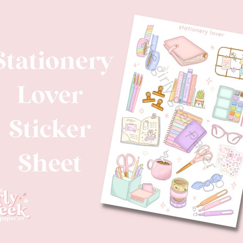 Library Sticker Sheet Dark Academia Stickers Bookish | Etsy