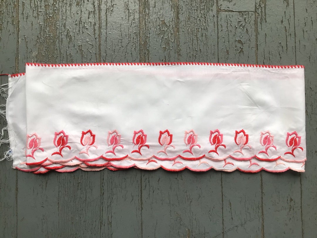 Vintage Embroidered Border, 1960s - Etsy
