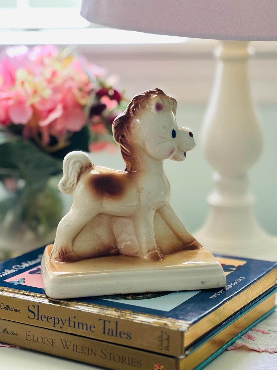 Vintage 1950's Rempel Frisky the Horse Figurine, Deegie and the Fairy ...