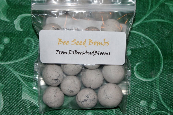 Wildflower Seed Bomb Box. Gardening Gift. Seed Bombs. Recycled ...