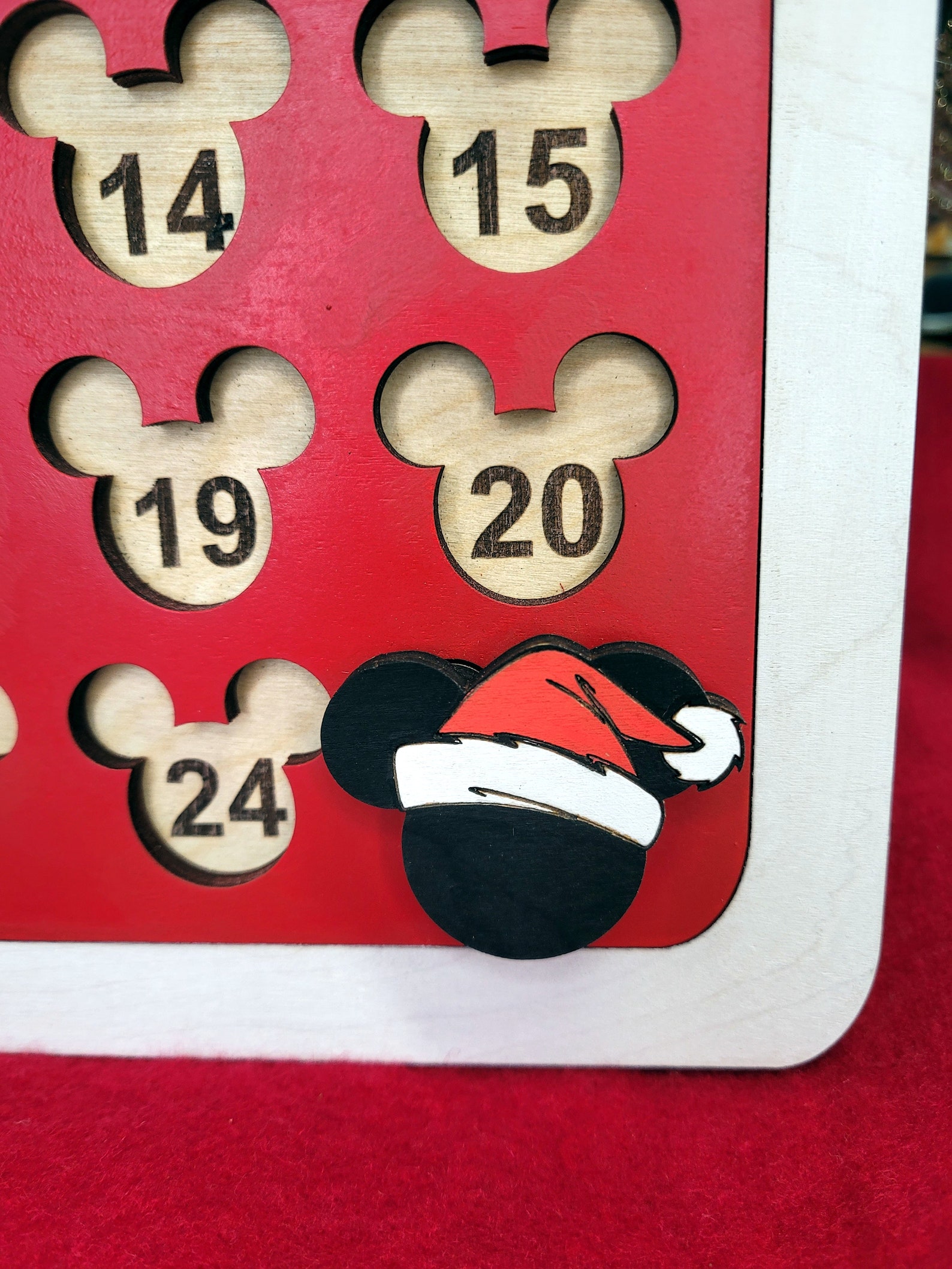 Christmas Countdown Sign, Family Count Down, Holiday Countdown Calendar ...