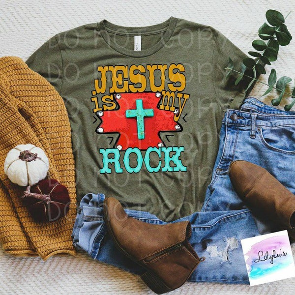 Jesus is My Rock - Etsy