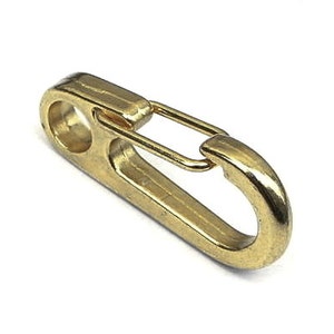 Standard Small Spring Clip Brass Plated Key Chain Joint Made in Japan ...