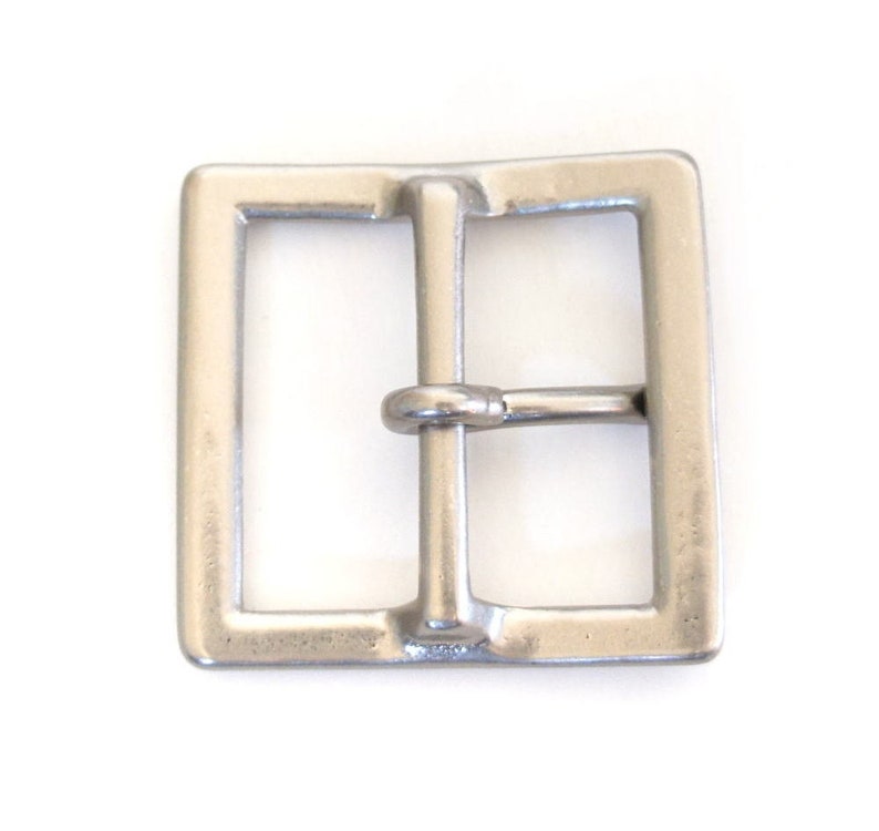 38mm Width Matte Nickel Silver Brass Square Buckle Solid - Etsy