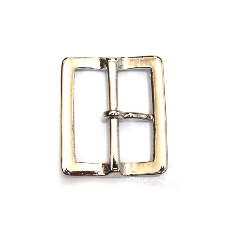 Brass Nickel Silver Rectangle Buckle Solid Single Double Prong | Etsy