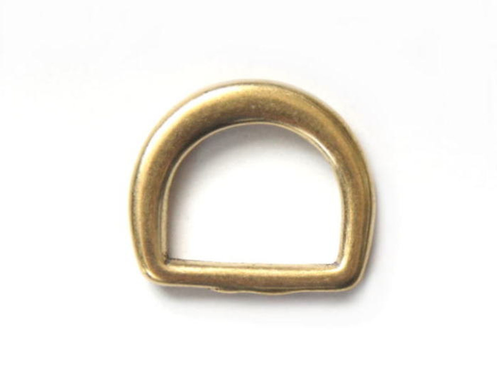 Brass D Ring Key Chain Made in Japan Quality Leather Crafts | Etsy