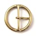 Brass Circle Buckle Solid Custom Leather Belt 40 - 42mm Width Vintage ...
