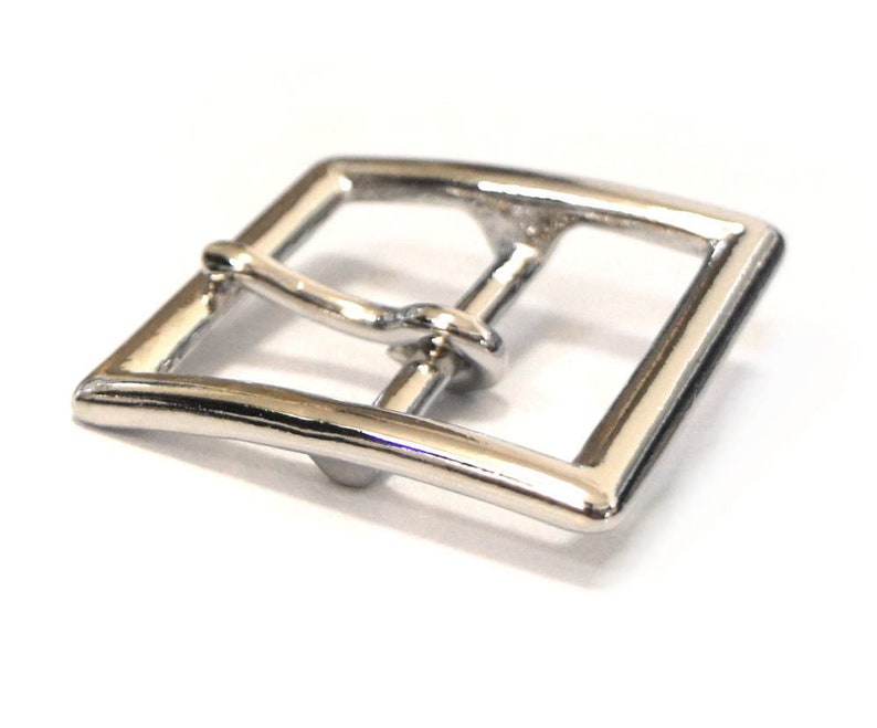 38mm Width Nickel Silver Brass Square Buckle Solid Single - Etsy
