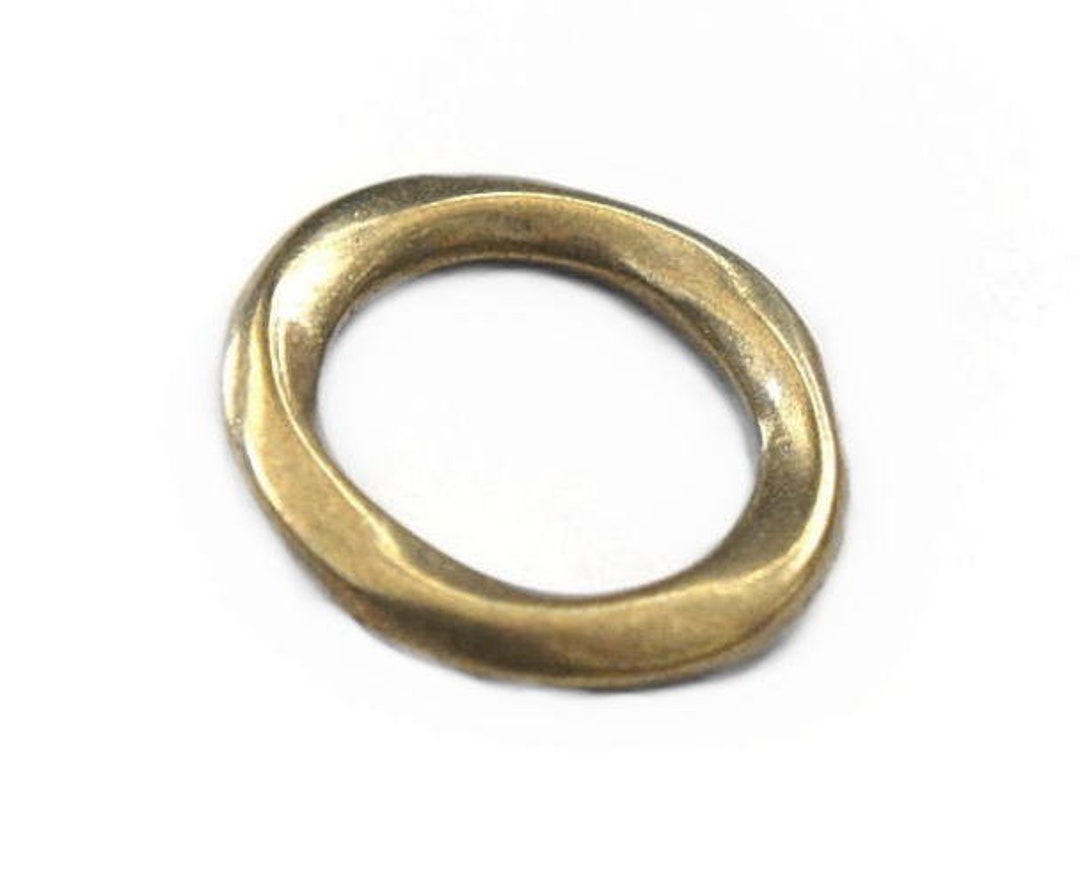 28mm Twist O Ring Solid Brass Key Chain Made in Japan Leather Crafts ...