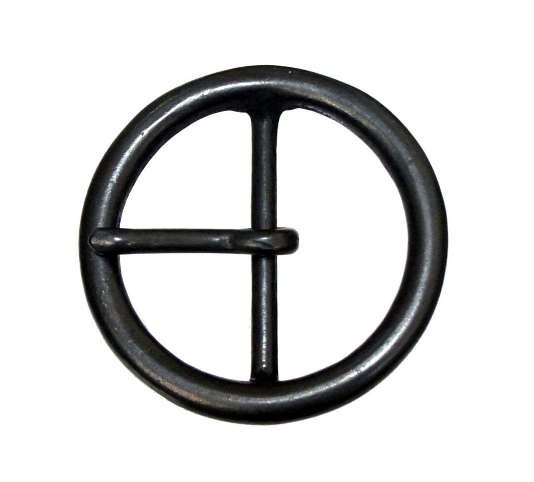 Brass Matte Black Circle Buckle Solid Custom Leather Belt 40 - 42mm ...