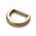 Brass D Ring Key Chain Made in Japan Quality Leather Crafts - Etsy