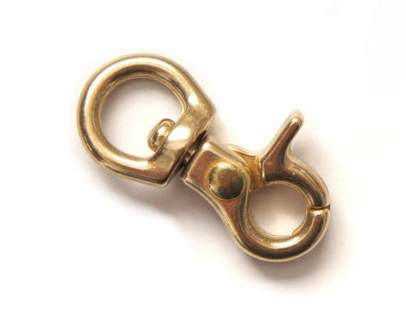 Japanese Original Design Brass Swivel Lever Clasp Spring Key | Etsy