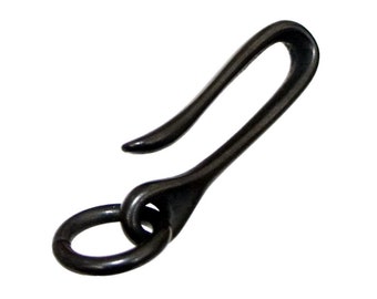 Small Size Japanese Original Design Solid Brass Fishhook Style | Etsy