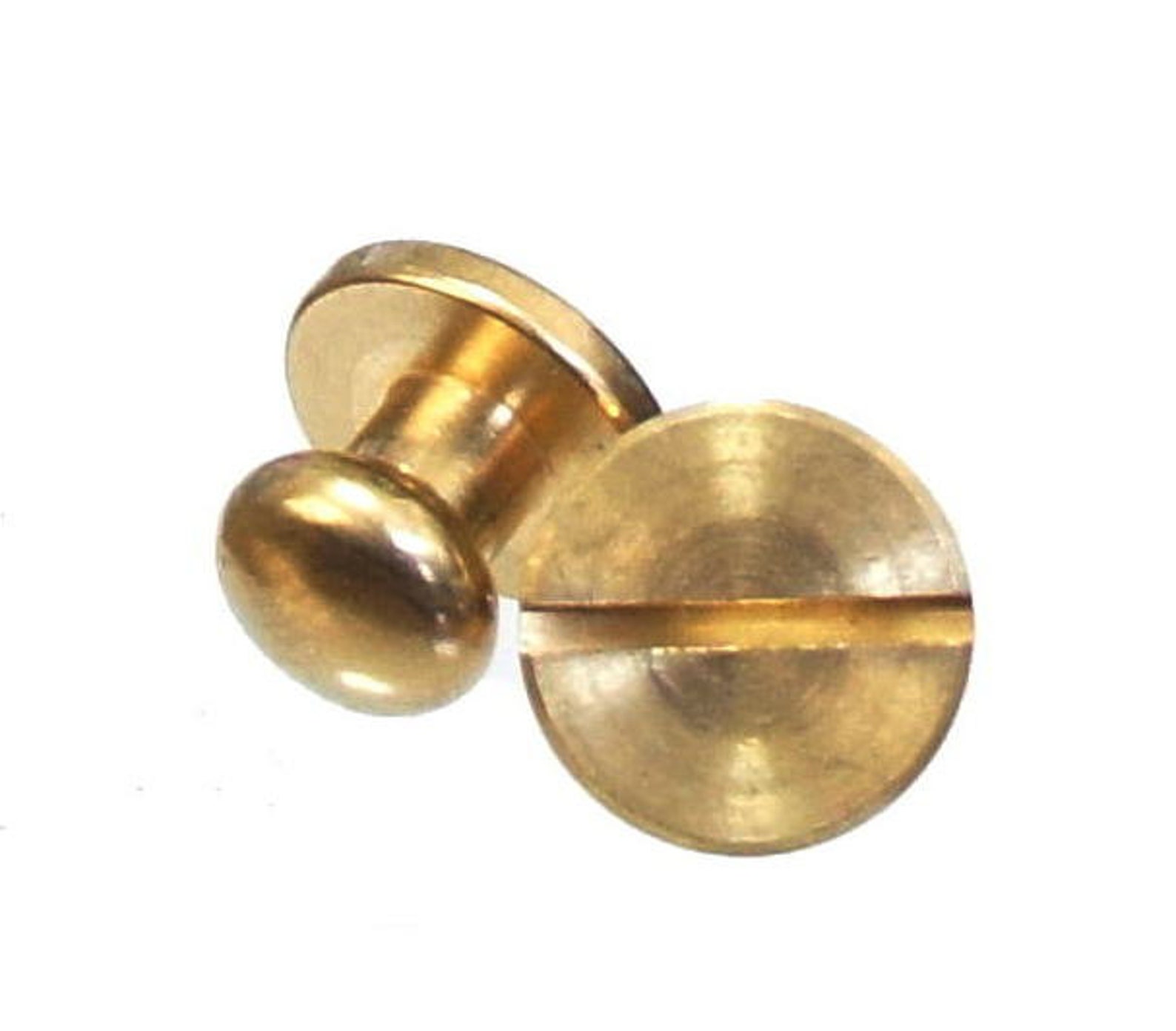 1 Set Japanese Original Design 7.1mm Solid Brass Button Screw | Etsy