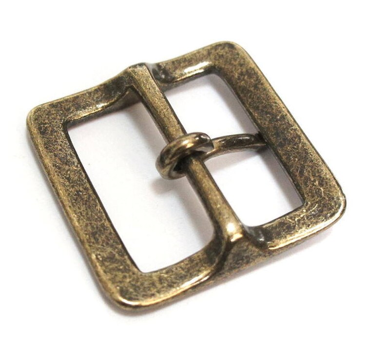 Antique Gold Bronze Brass Square Buckle Solid Single Double - Etsy
