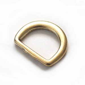 Brass D Ring Key Chain Made in Japan Quality Leather Crafts - Etsy