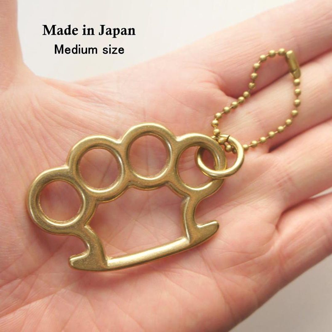 Japanese Original Design ( Medium ) Brass Miniature Knuckle Pendant ...