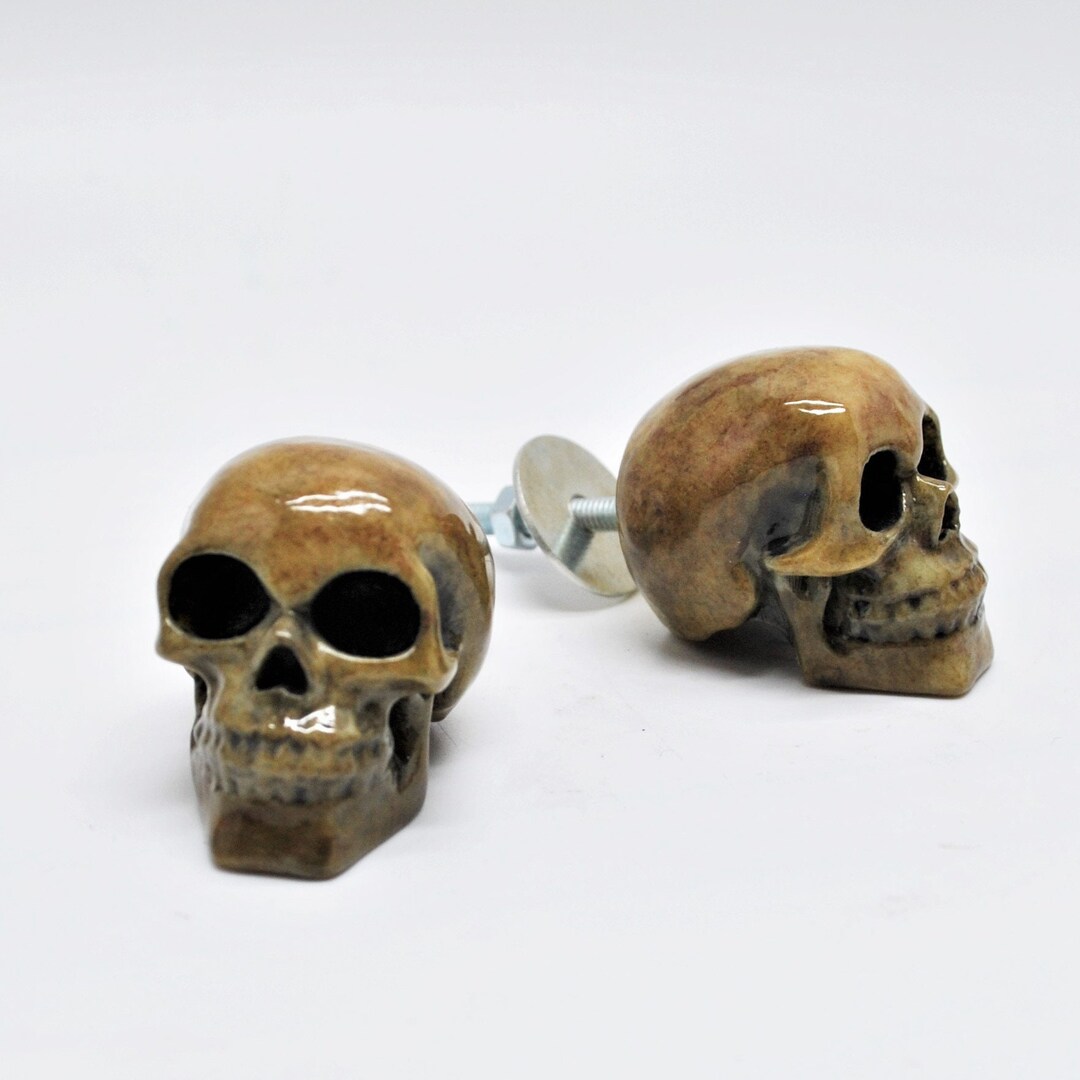 Skull Drawer Knobs Gothic Drawer Knobs Skull Door Handles - Etsy UK