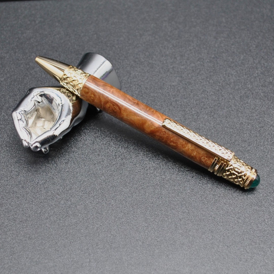 Celtic Twist Pen, Wooden Pen, Hand Turned Wooden Pen, Fathers Day Gifts ...