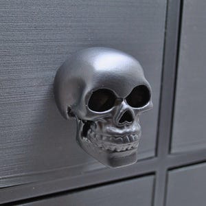 Black Skull Knob, Skull Drawer Pull, Door Knob, Cupboard Door Knob ...