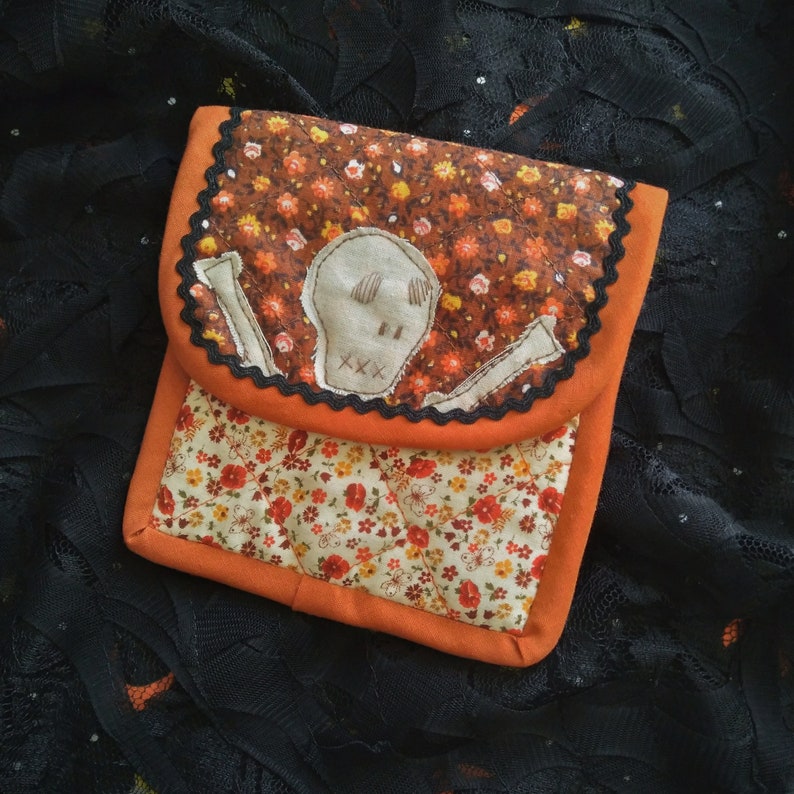 Autumnal Bones Pouch - Etsy