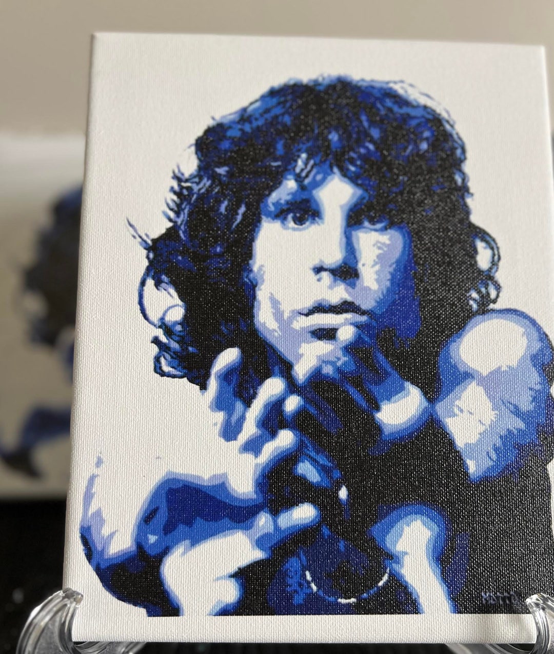 Jim Morrison Digital Prints of Original Hand Painted Acrylic Portrait ...