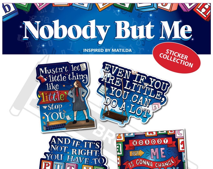 Matilda Sticker Set - Etsy