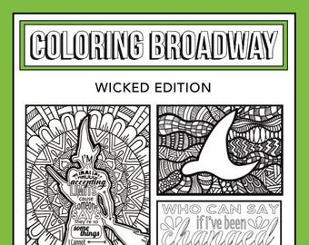 Coloring broadway | Etsy