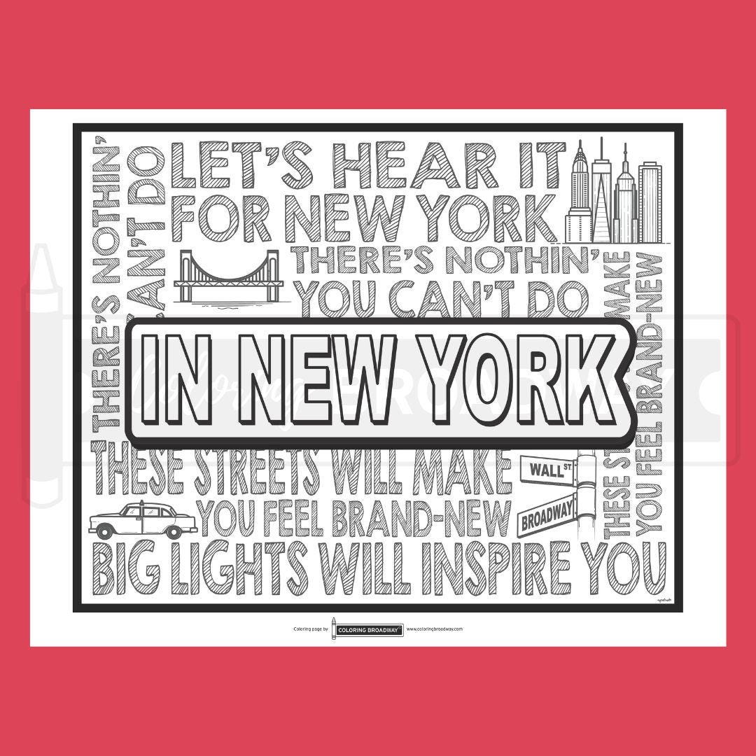 Printable Hells Kitchen Fan Coloring Single Page | Digital Download ...