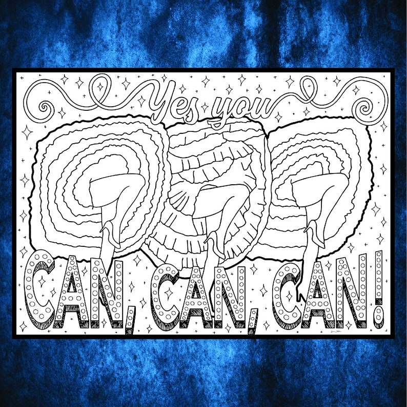 Moulin Rouge Broadway Coloring Come What May Musical | Etsy