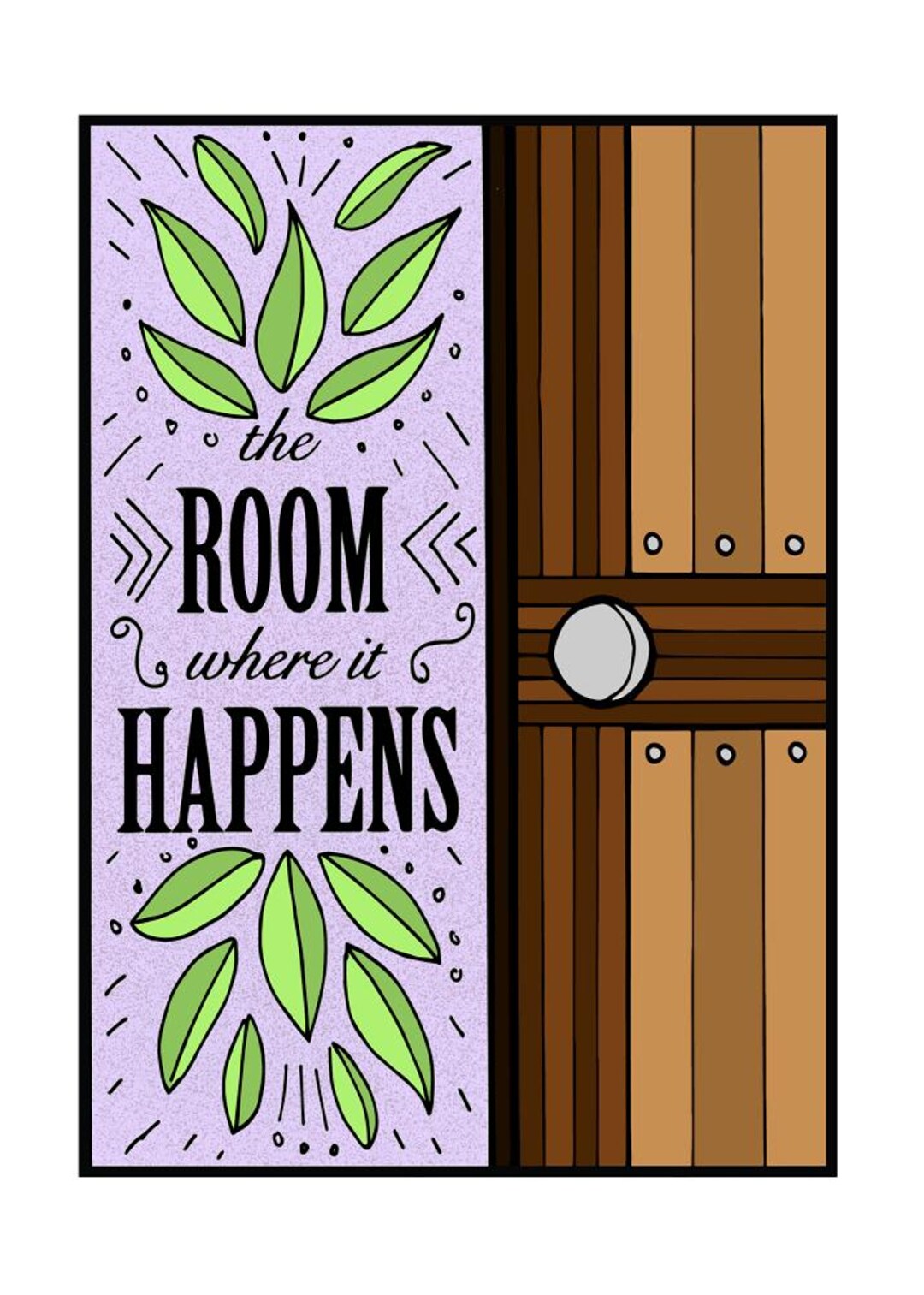 HAMILTON Fan Stickers | Set of 1x, 5x, 10x | Room Where It Happens ...
