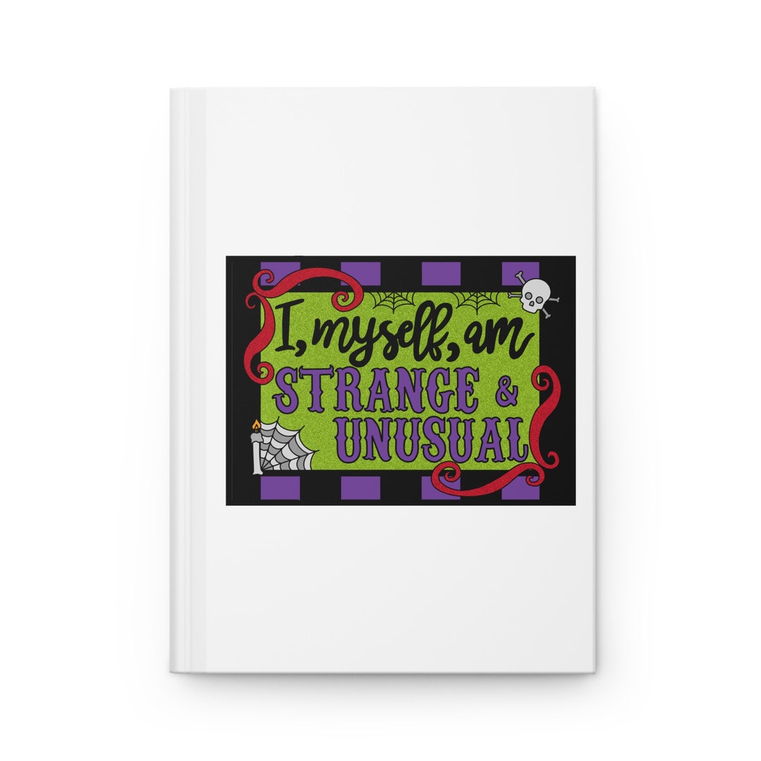 Coloring Broadway I Myself, Am Strange and Unusual Journal Matte - Etsy