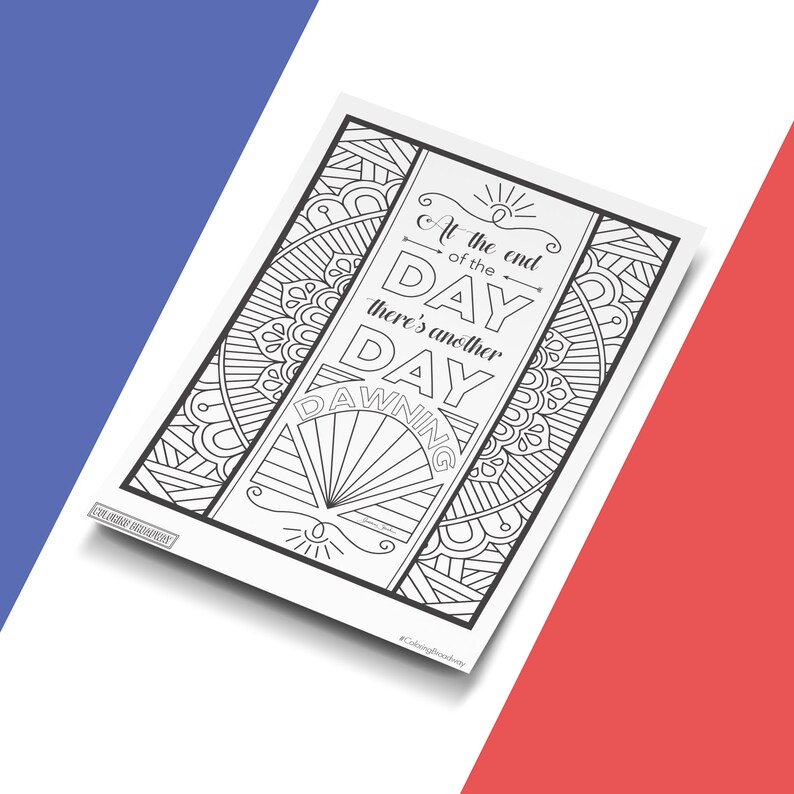 Printable Les Miserables Coloring Pages | Set of 4 Digital Downloads ...
