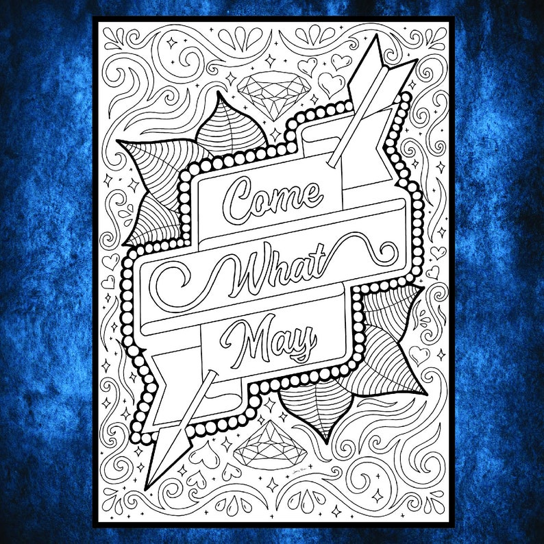 Moulin Rouge Broadway Coloring Come What May Musical - Etsy