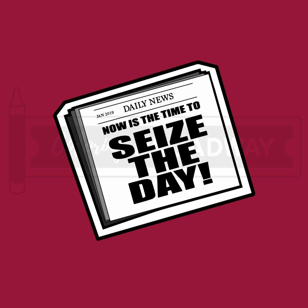 NEWSIES Fan Stickers | Seize the Day | Set of 1x, 5x, 10x | Perfect ...
