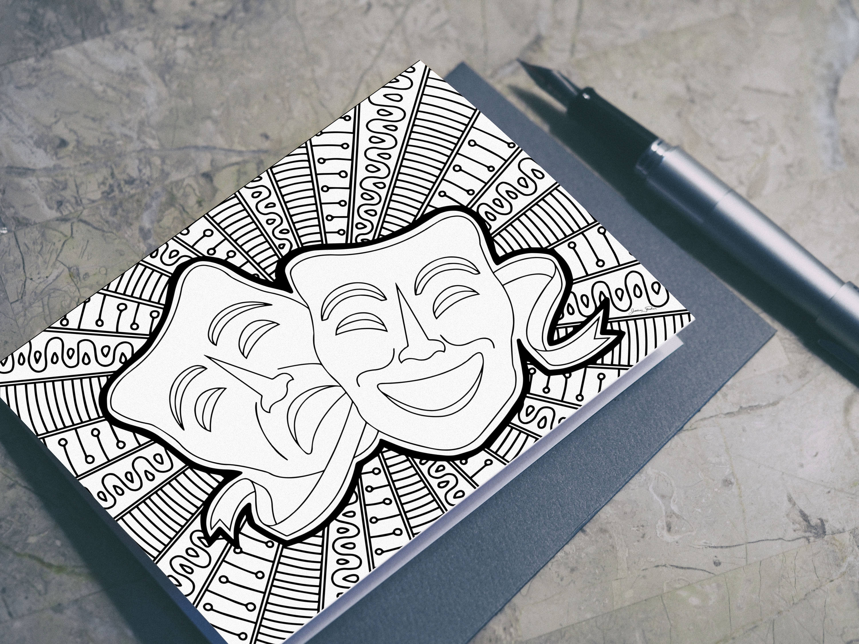 Theatre Scenes COLORING BUNDLE Broadway Musical Theater | Etsy